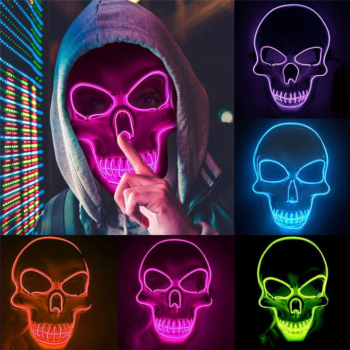 Purge Mask | Led Mask | Led Halloween Mask | Light Mask